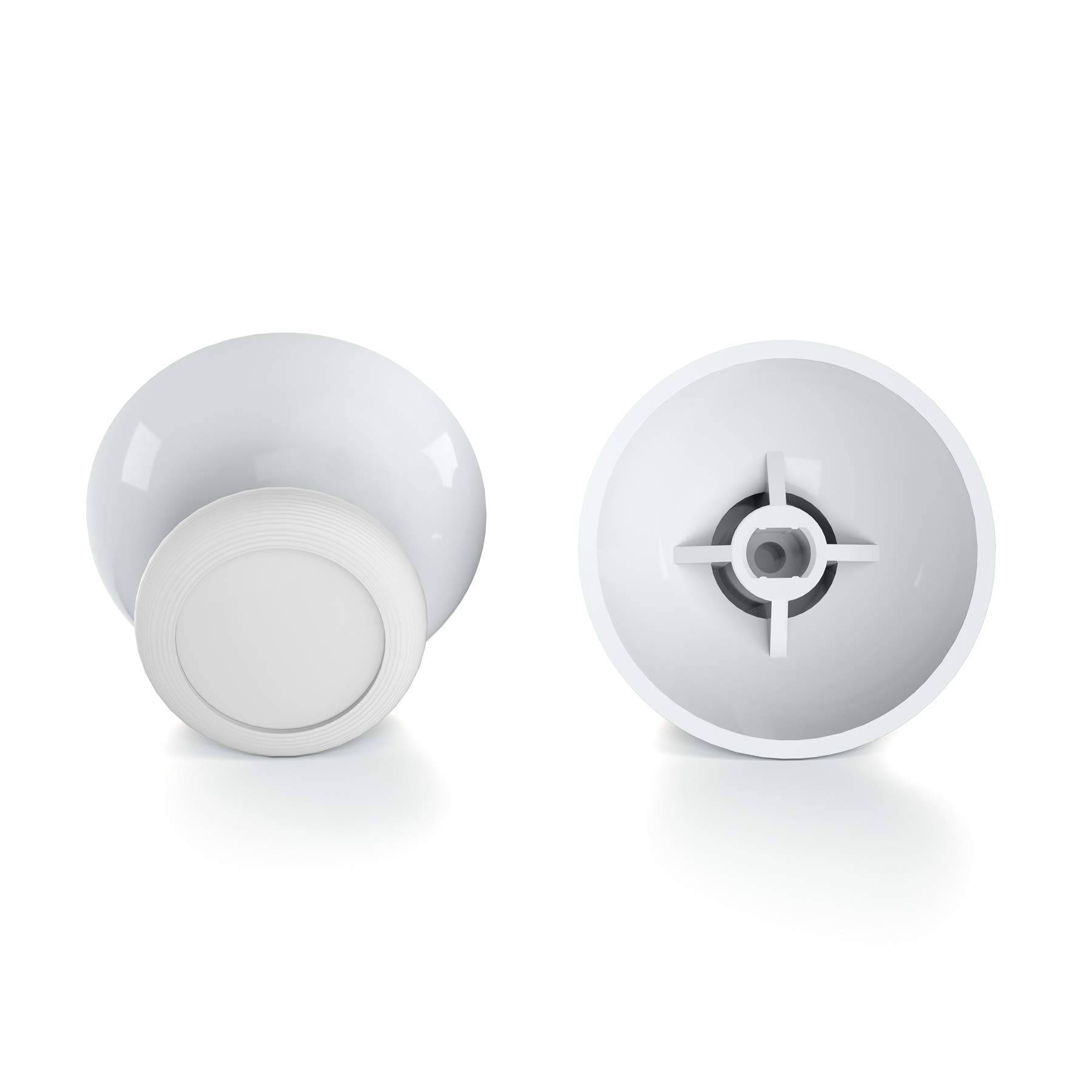 eXtremeRate White Replacement 3D Joystick Thumbsticks, Analog Thumb Sticks with Cross Screwdriver for Nintendo Switch Pro Controller