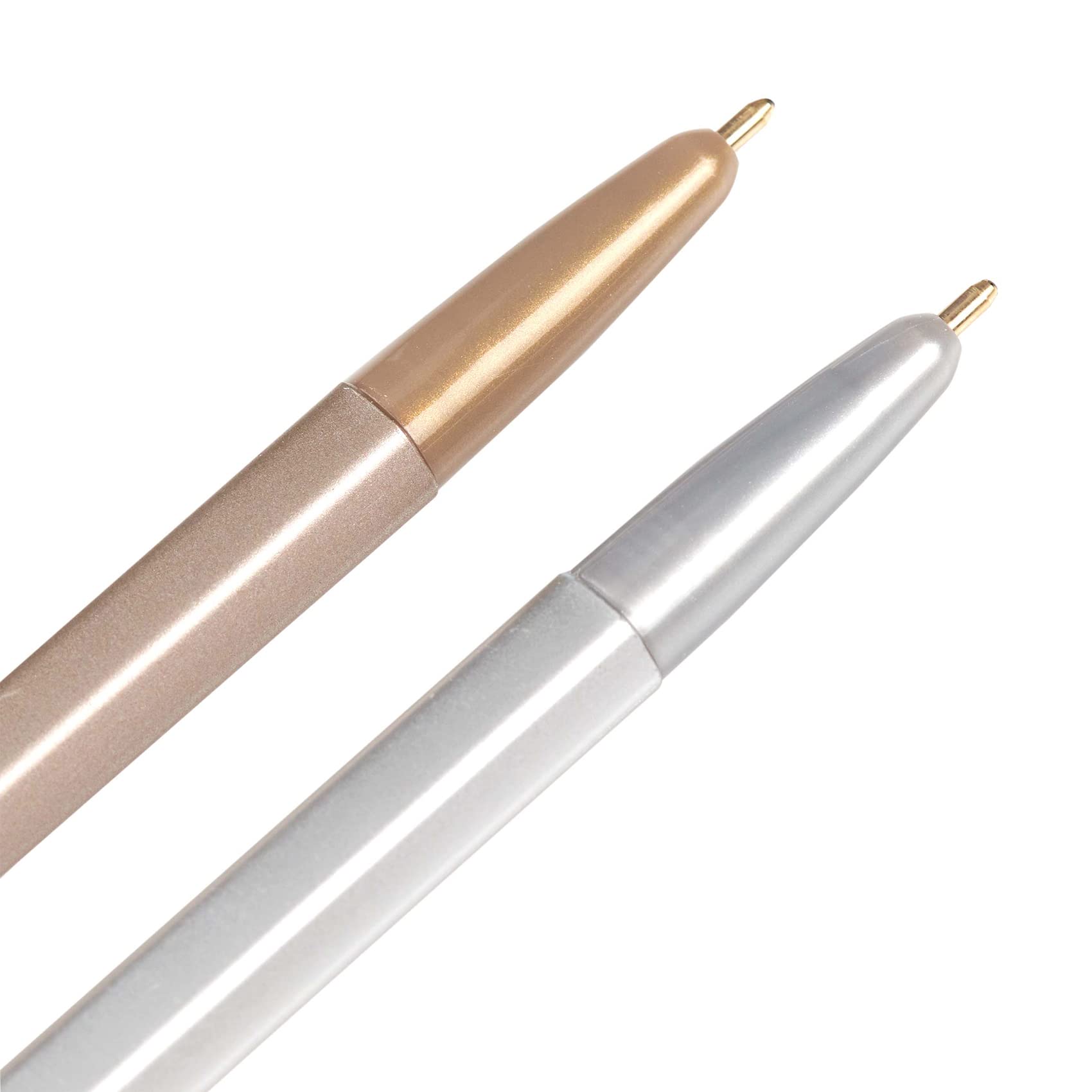 Erin Condren Ballpoint Click Pen Duo. Rich Bold Black Ink. Two Pack of Retractable Pens. Writes Smoothly on Most Surfaces. Writing and Drawing Pens