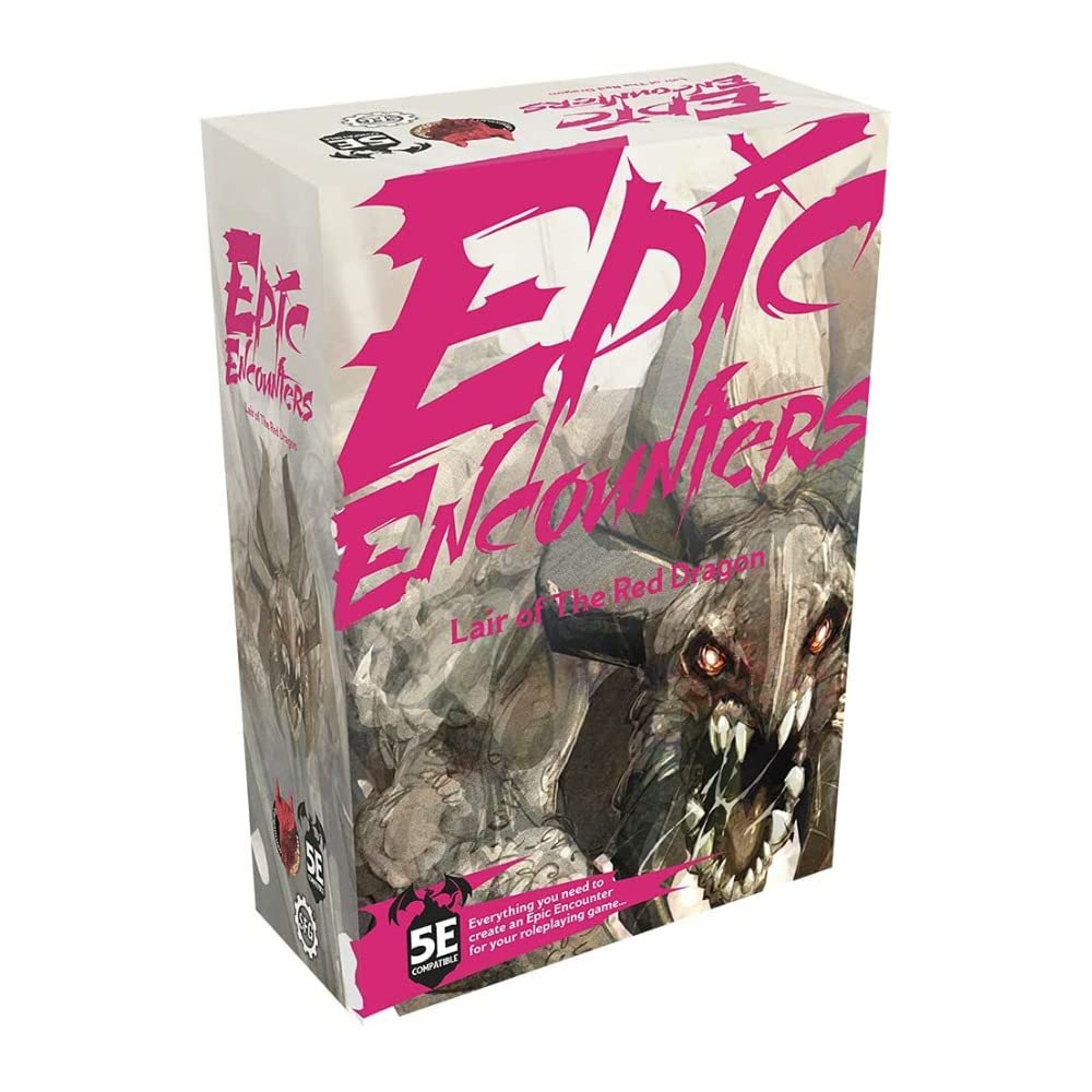 Steamforged Games Epic Encounters Lair of The Red Dragon and Shrine of The Kobold Queen Bundle (2 Items)