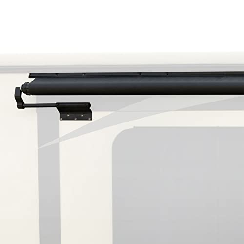 RecPro RV Slide Out Awning Kit | RV Slide Topper | Frame and Fabric (9'6", White)