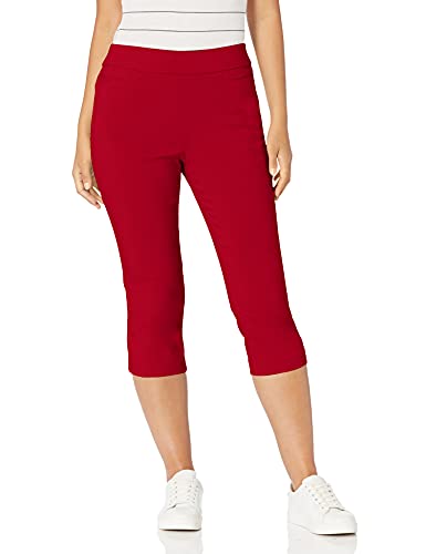 Pull On Capri with L Pocket, New Red Amore, 16