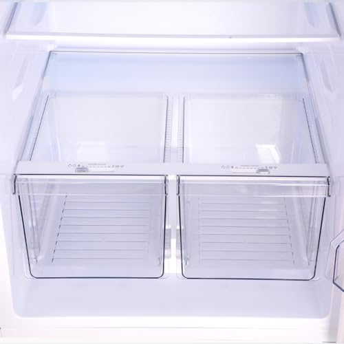 Kenmore 33 in. 20.4 cu. ft Capacity Refrigerator/Freezer with Full-Width Adjustable Glass Shelving, Humidity Control Crispers, Ice Maker, ENERGY STAR Certified, Fingerprint Resistant Stainless Steel