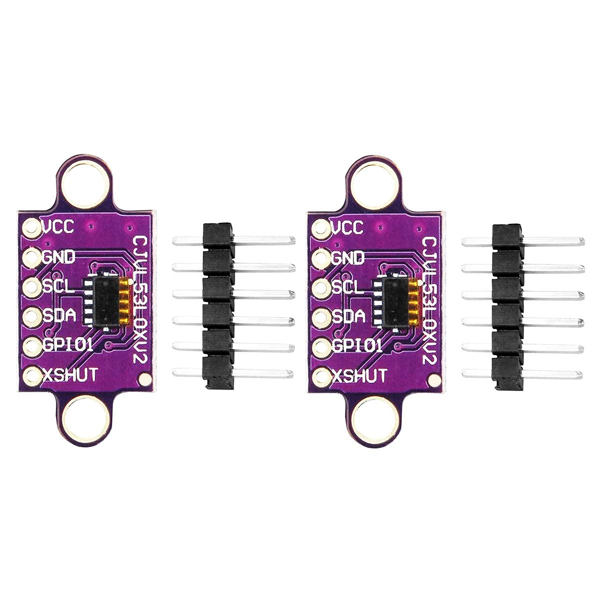 DaFuRui VL53L0X Time-of-Flight Distance Sensor Breakout GY-VL53L0XV2 (ToF) Laser Ranging Module I2C IIC Compatible for Arduino
