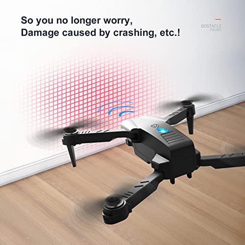 S85 Pro Rc Mini Drone 4k Profesional HD Dual Camera Fpv Drones With Infrared Obstacle Avoidance Rc Helicopter Quadcopter, WiFi Transmission, Optical Flow, Follow Me, Smart Return Home (A)
