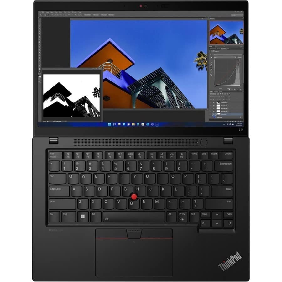 Lenovo ThinkPad L14 Gen 3 21C50016US 14" Notebook - Full HD - 1920 x 1080 - AMD Ryzen 5 PRO 5675U Hexa-core (6 Core) 2.30 GHz - 8 GB Total RAM - 256 GB SSD - Thunder Black