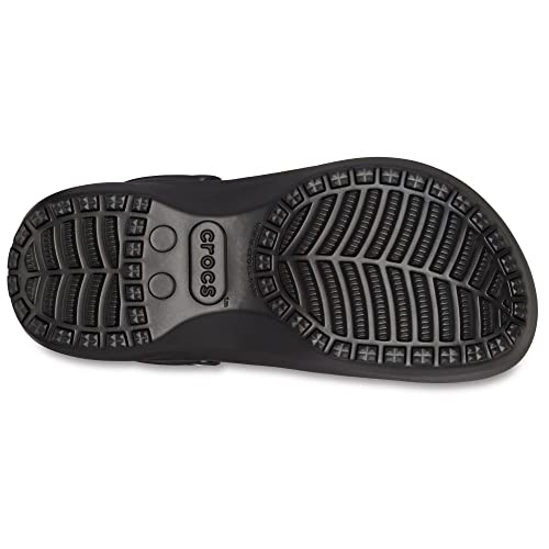 Crocs Women's Classic Platform Lined Clogs, Black, numeric_8