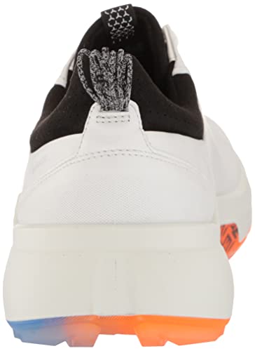 ECCO Men's Biom Hybrid 4 Gore-TEX Waterproof Golf Shoe, White Erik Van ROOYEN Edition, 14-14.5