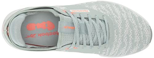Reebok Women's Dailyfit DMX 2.5 Walking Shoe, Seaside Grey/White, 8.5