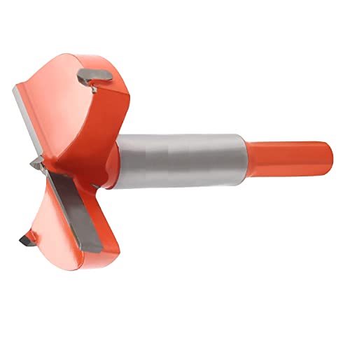 Hegebeck Forstner Drill Bits 2.4" Woodworking Hole Saw Cutter Drilling Boring Bit Cutter for Wood Plastic Plywood Splint 1Pcs (Orange)