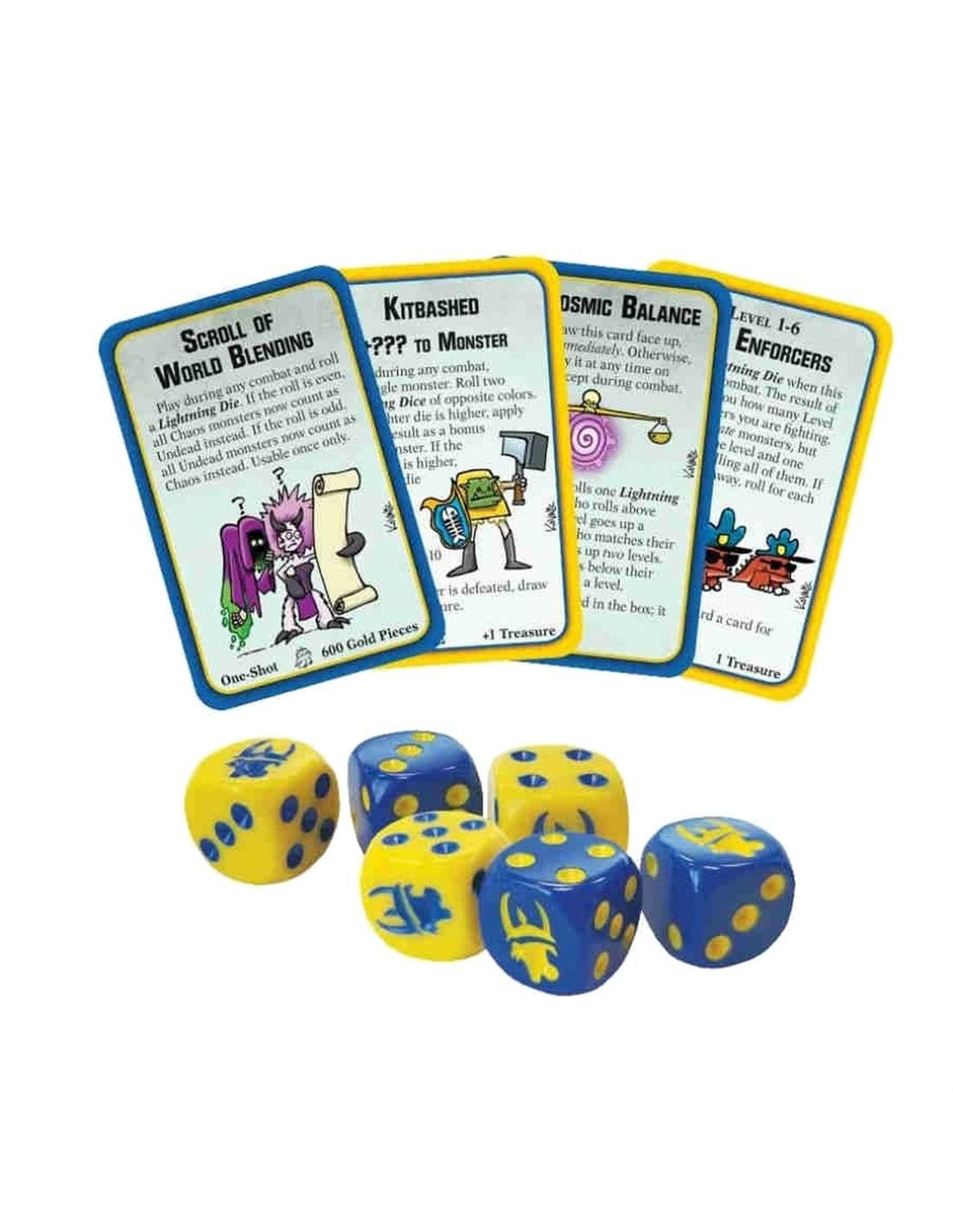 Steve Jackson Games Munchkin Warhammer Age of Sigmar Lightning Dice , Blue