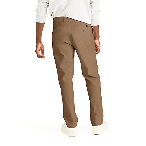 Dockers Men's Classic Fit Ultimate Chino with Smart 360 Flex, Leather, 38Wx29L