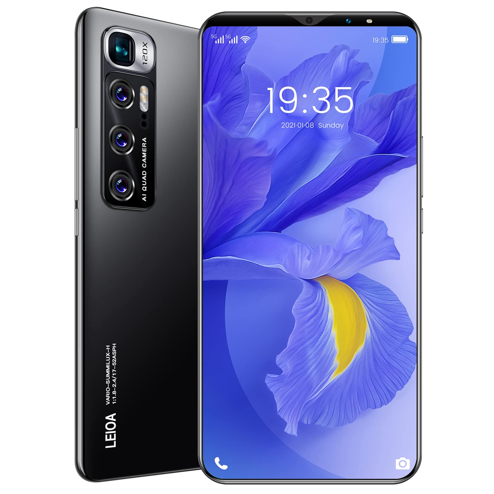 GLCMN Mobile Phone,Smartphone 512mb + 4gb,6.1 Inch Multi-Language Support,for Elderly People-A