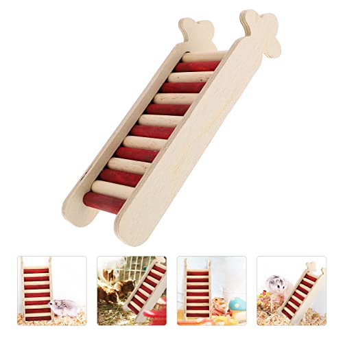 LUOZZY Hamster Nest Ladder Multi-Function Stand Attic Syrian Hamster Toy Cage Landscape Supplies