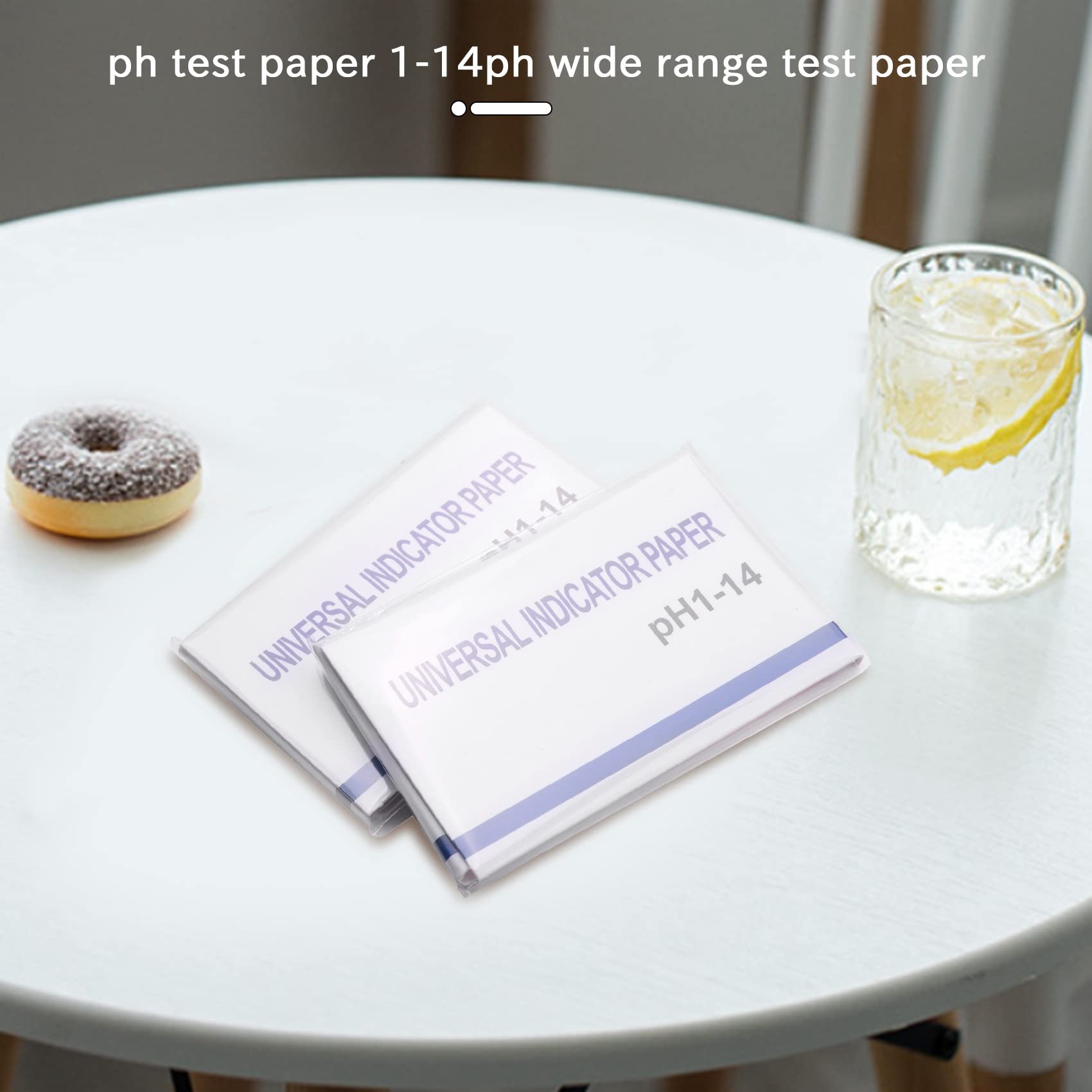 Lizusidtsy 2 Set 160 Strips 1-14 PH Litmus Paper Ph Test Strips Water Cosmetics Soil PH Test Paper Strips with Control Card