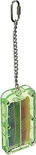 Sweet Feet and Beak Platinum Tweeter Weave Bird Toys - Perfect Cage Toy for Playing & Preening - Colorful, Safe, Cotton Rope - Birds Cage Playground Accessories & Supplies - Parrot Toys (Large) (Small)