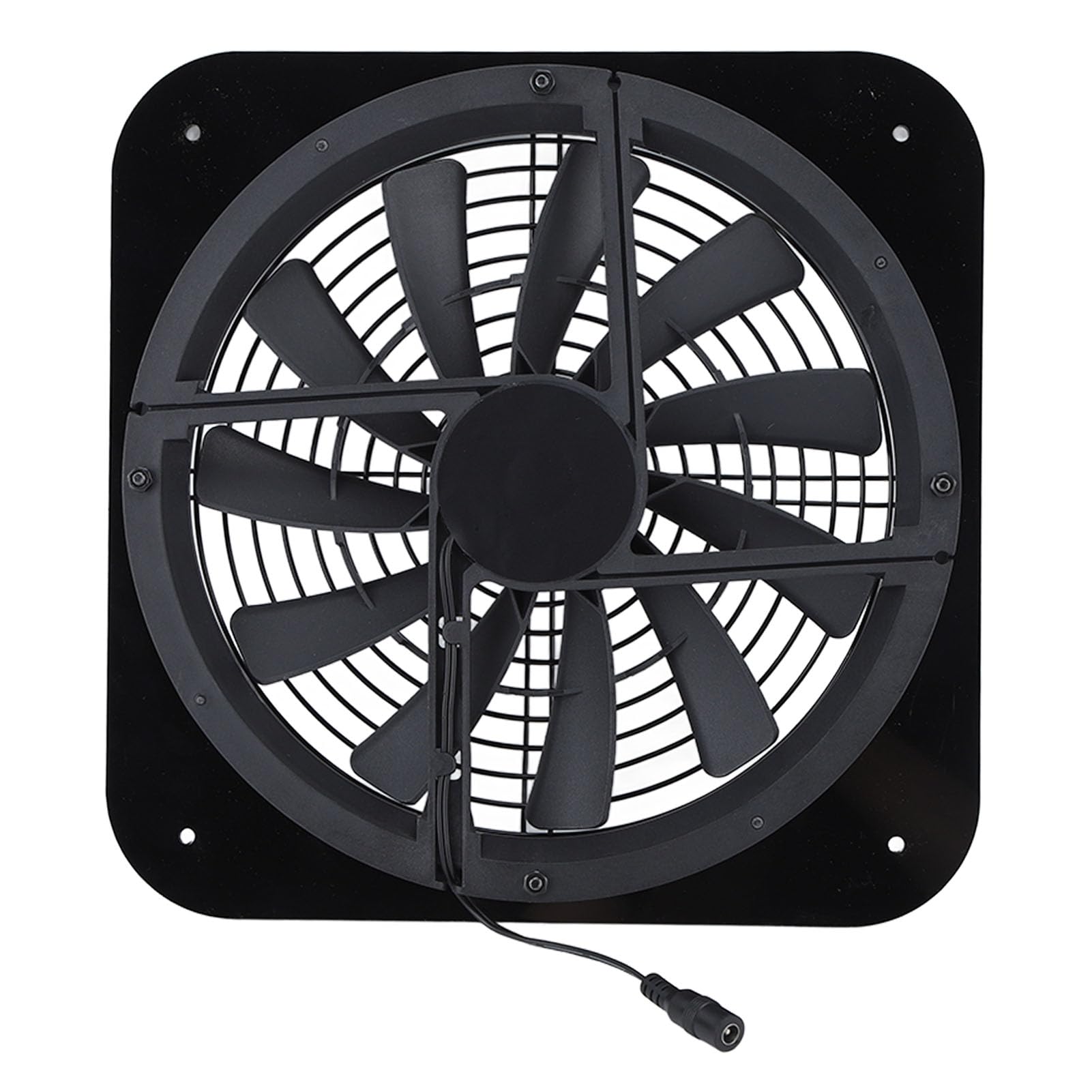 Fdit Solar Powerful Attic Exhaust Fan Quietly Cools, Solar Panel Powered Exhaust Fan 13.5 Inch Solar Powered Attic Ventilator for Pet House Chicken Coop Rv Greenhouse