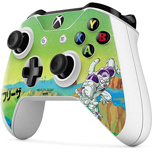 Skinit Decal Gaming Skin Compatible with Xbox One S Controller - Officially Licensed Dragon Ball Z Frieza Power Punch Design