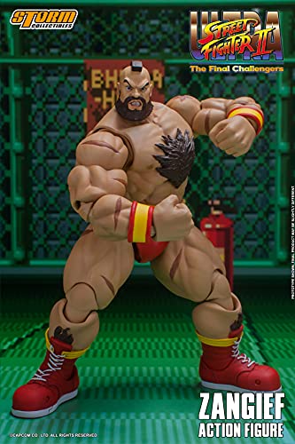 Storm Collectibles - Ultimate Street Fighter II: The Final Challenger - Zangief, Action Figure, STM87180 Red