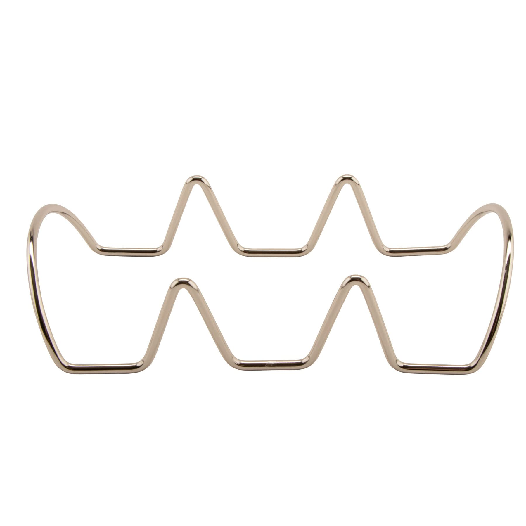 G.E.T. 4-81833 Taco Holder for Three Tacos, Stainless Steel