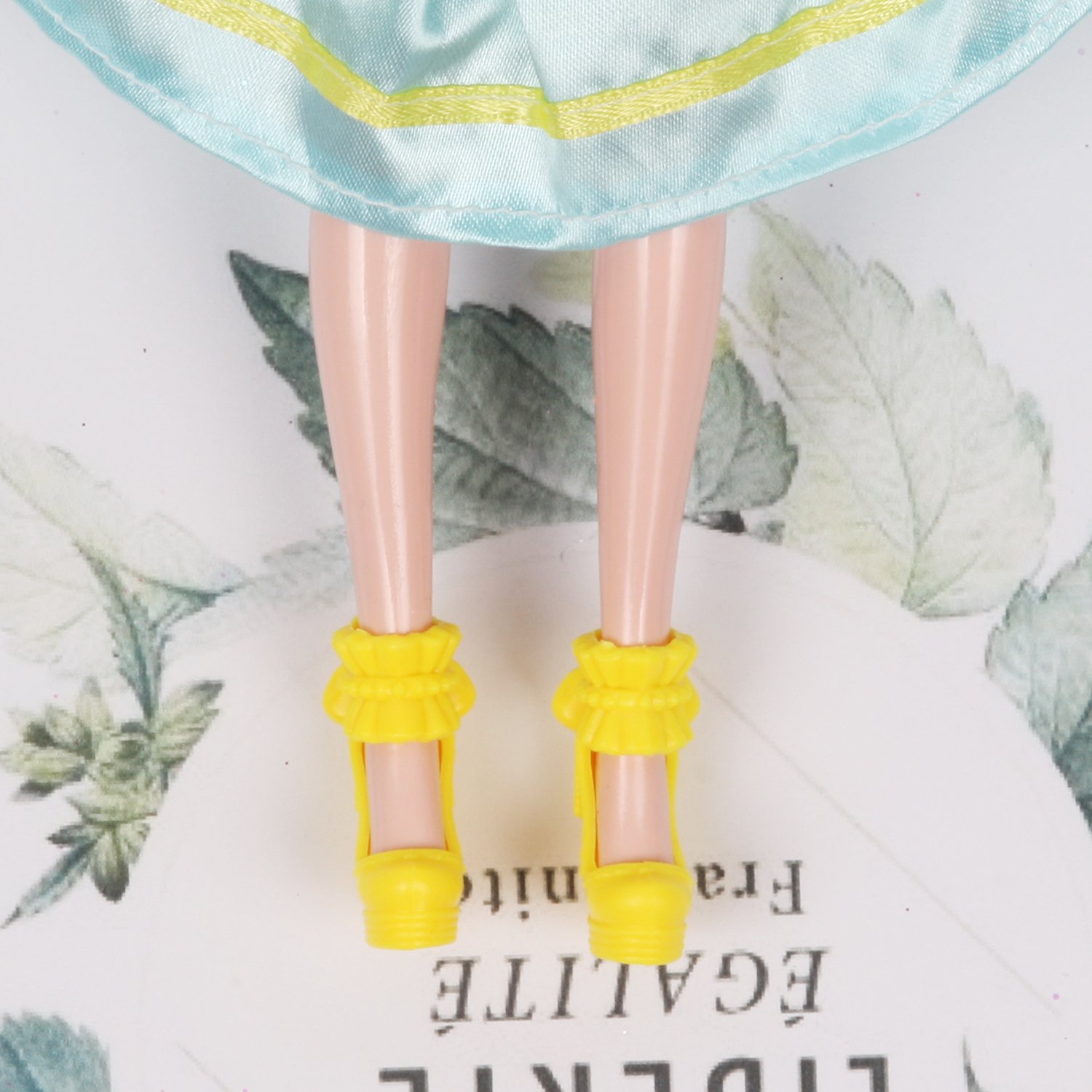Doll Shoes Rack Accessory + 16 Pairs Shoes for Doll Playset