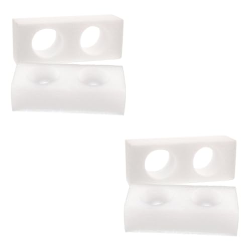 Didiseaon 4 pcs Takeaway Cup Holder can Carrier Coffee Mug Holder Floating Drink Holder for Pool Disposable Drink Carrier Coffee Drinks Drink take Dish Rack White epe Pearl Cotton