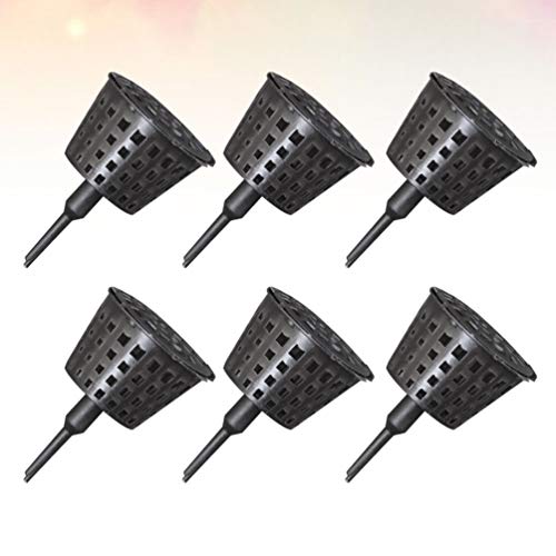 Hemoton 20pcs Bonsai Fertilizer Box Mini Automatic Planting Fertilizers Baskets Slow Release Fertilization Container for Bonsai Plant Food Pellet Flower Size L