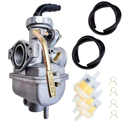 Pz20 Carburetor Fit Tao Tao 50cc 110cc 125cc Atv Coolster Nst Sunl Chinese Quad 4 Stroke Wheeler Parts Engine Carb For Honda Kazuma Dirt Baja Mini Kart Pit Scooter (PZ20 Carburetor)