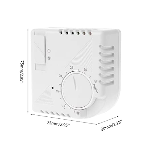 LNYHLXS Universal Room Thermostat Energy Save Mechanical Temperature Controller W Switch