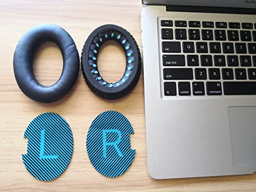 QC25 Headphones Replacement Ear Pads Cushions- QC35,QC35ii Replacement Earpads - Compatible with Quiet Comfort35,QC25,QC35ii,QC15,AE2,AE2i-Comfortable (Blue)…