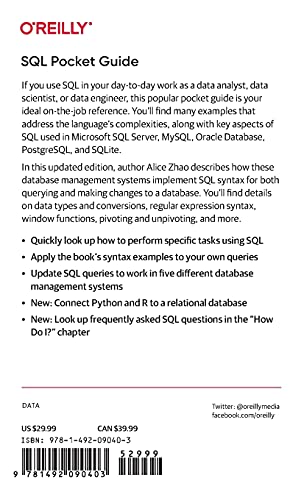 SQL Pocket Guide: A Guide to SQL Usage