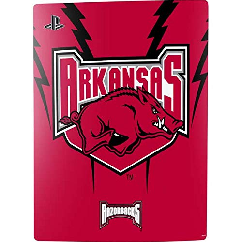 Skinit Decal Gaming Skin Compatible with PS5 Console - Officially Licensed Arkansas Razorbacks Design
