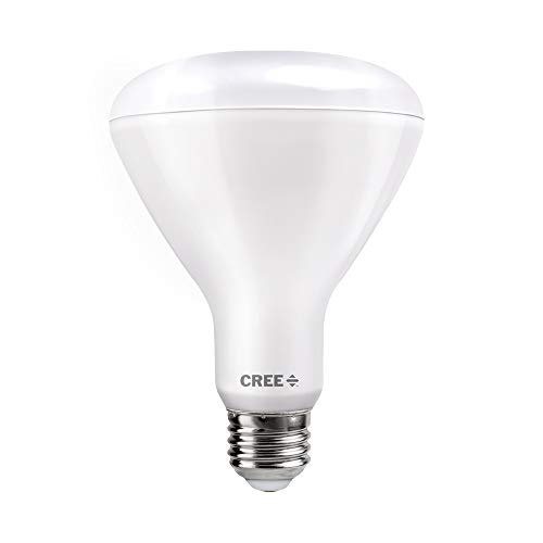 Cree Lighting BR30-100W-P1-50K-E26-U1 Pro Series BR30 Indoor Flood 100W Equivalent LED Bulb (Dimmable) 1400, 1 Count (Pack of 1), Daylight