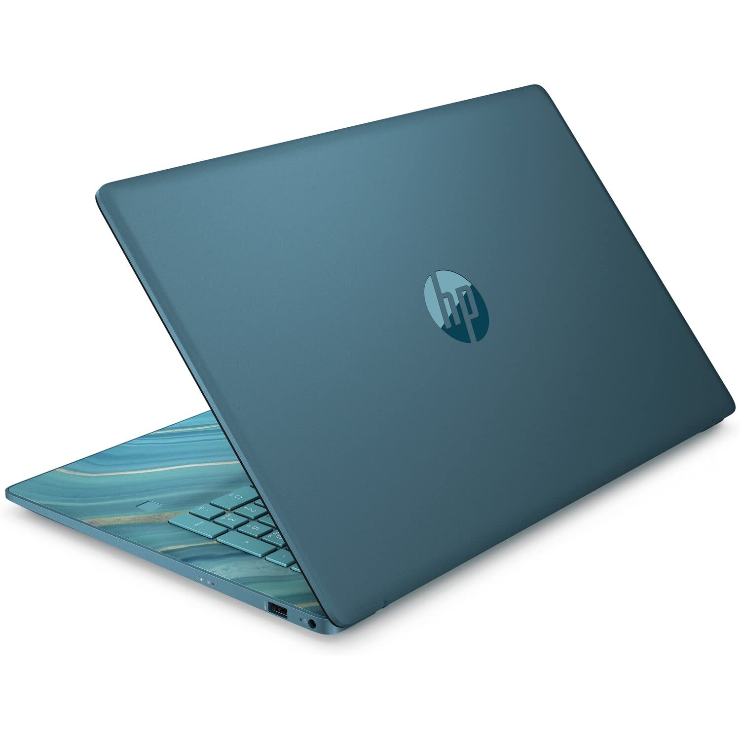 HP Laptop 17-CN0009CY 17.3" HD Touchscreen, Intel Core i3-1125G4, Intel UHD Graphics (8 GB DDR4 RAM, 512 GB SSD Storage) Windows 10 Home, Underwater Teal (Renewed)