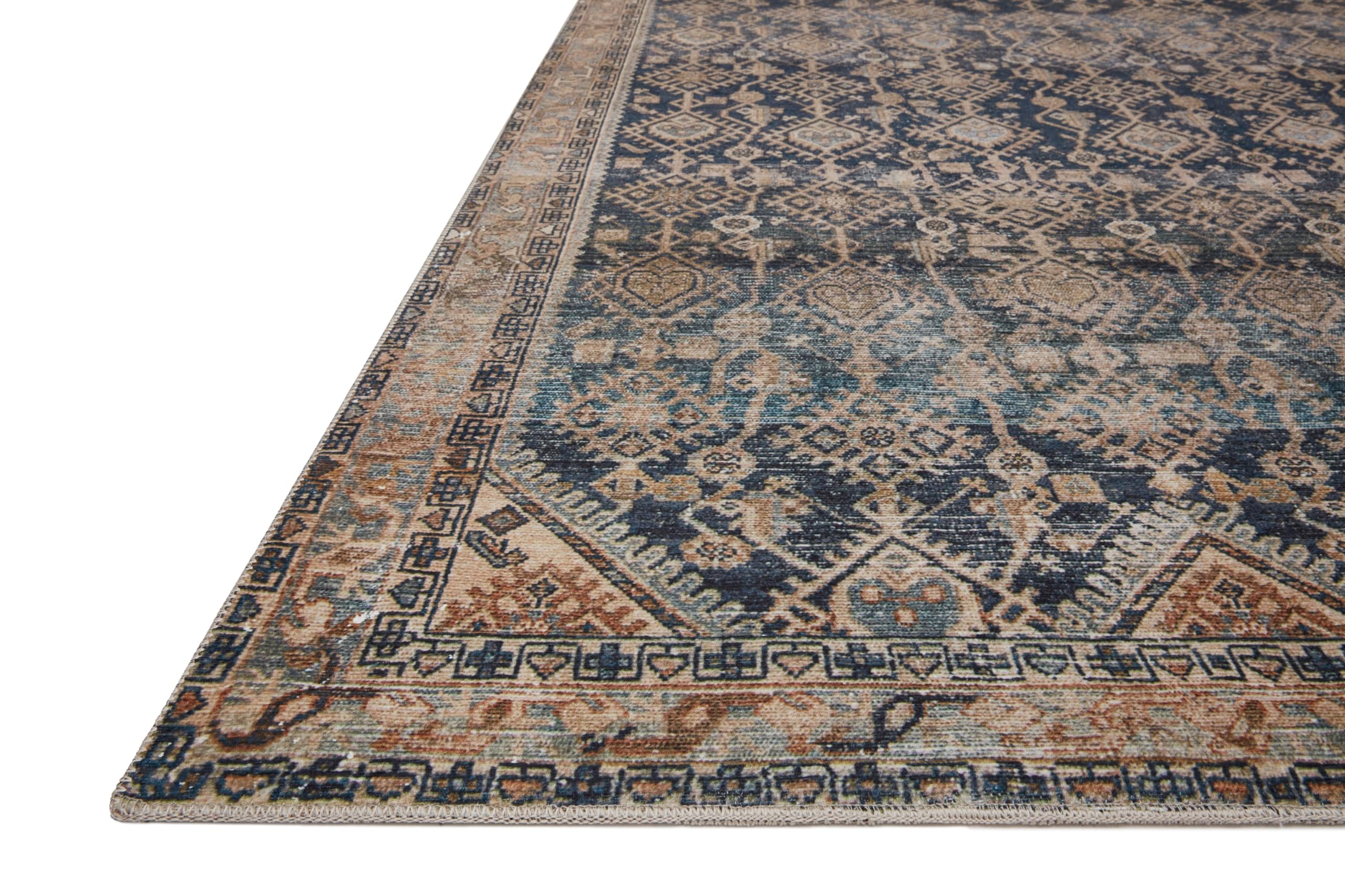 Loloi Magnolia Home by Joanna Gaines x Lenna Indigo/Natural 3'-6" x 5'-6" Accent Rug