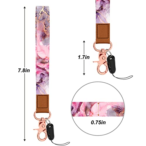 Rimilak Wristlet Keychain, Wrist Lanyard Key Chain for Women Men Car Keys ID Badges Card Wallet Phone Camera