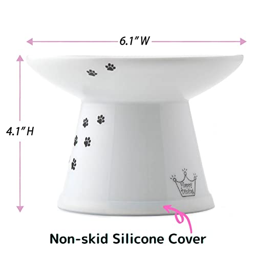 Necoichi Extra Wide Raised Cat Food Bowl (Cat, Extra Wide)