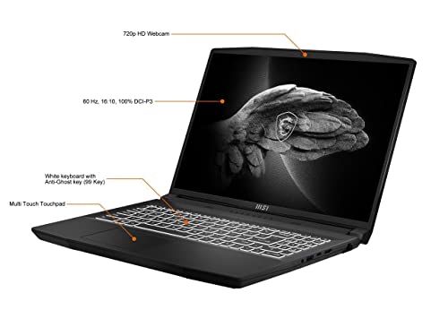 MSI 2023 M16 Creator 16" QHD+ (2560x1600) Laptop 12th Intel i7-12650H 14-Core 32GB DDR4 2TB NVMe SSD NVIDIA GeForce RTX 3060 6GB WiFi AX HDMI Backlit KB Webcam Hi-Res Audio Windows 11 Pro w/RE USB