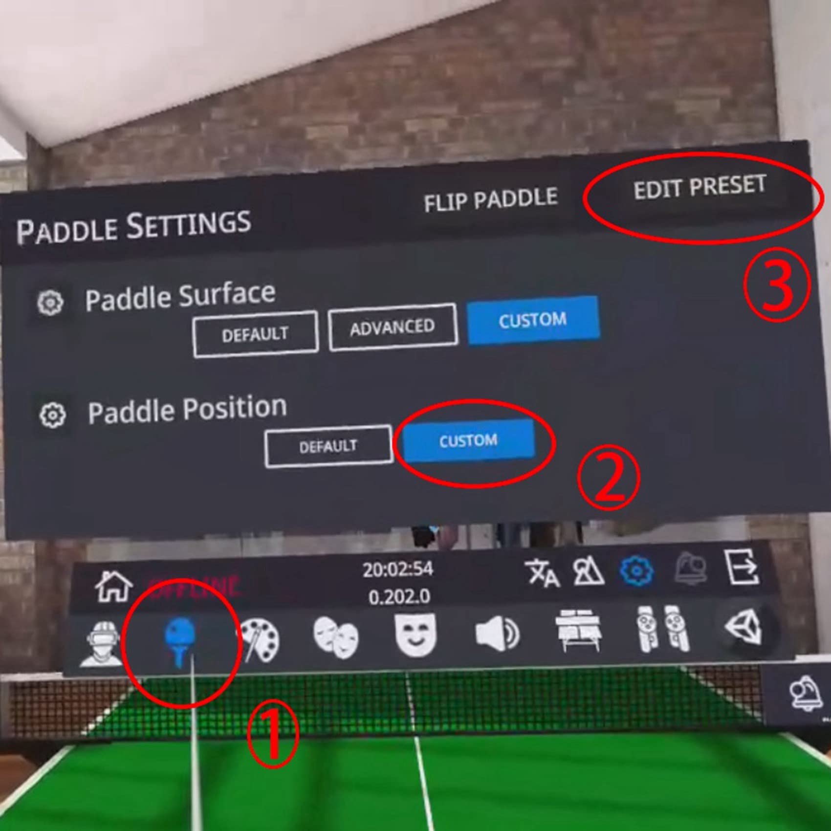 Facibom VR Controller Paddle Handle Table Tennis Grip for Quest 2 VR Accessories Highly Realistic Improve VR Experience