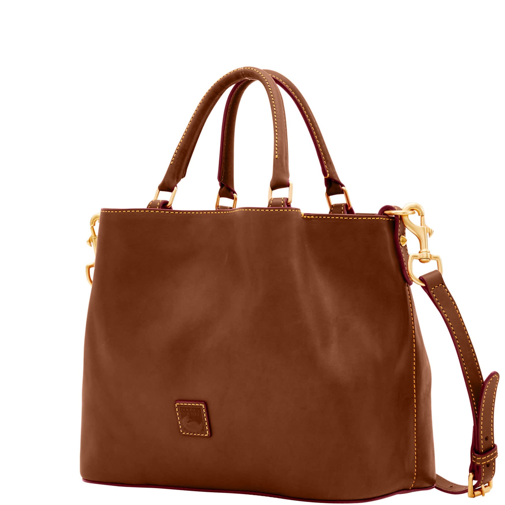Dooney & Bourke Handbag, Florentine Brenna Satchel - Chestnut