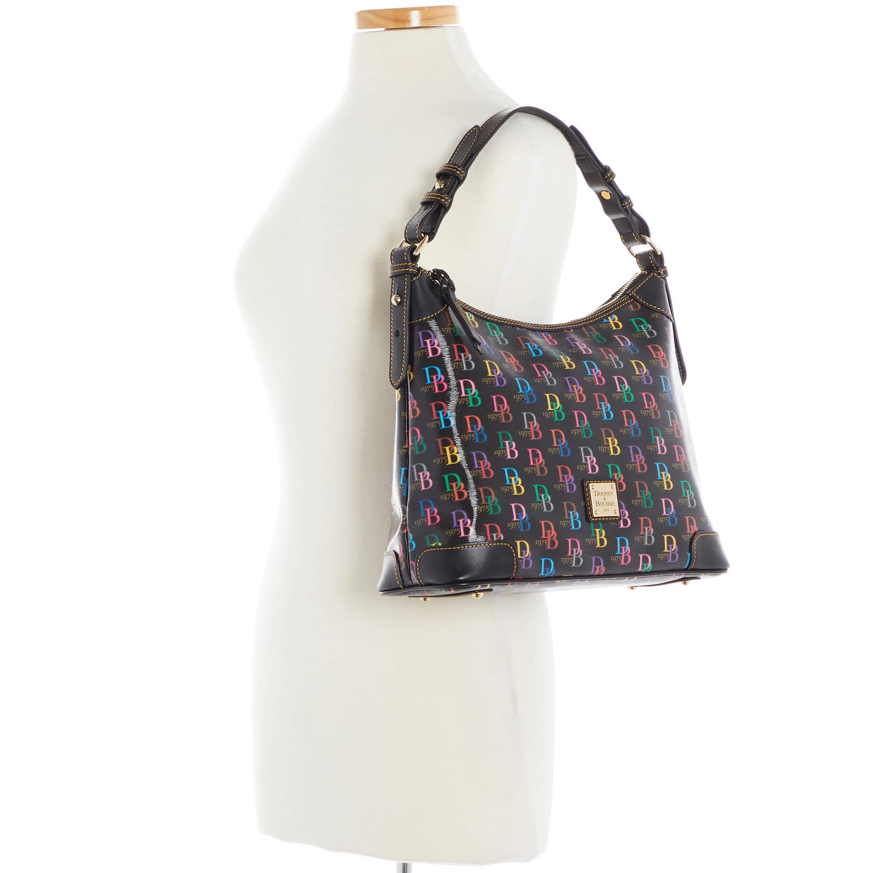 Dooney & Bourke Handbag, Db75 Multi Hobo Shoulder Bag - Black