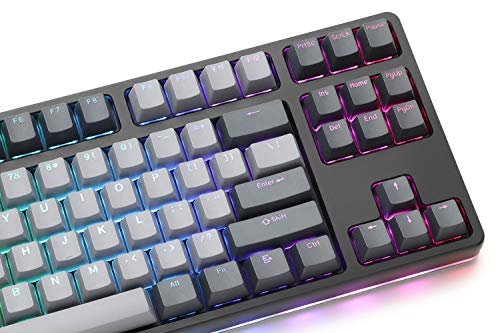 DROP CTRL High-Profile Mechanical Keyboard — Tenkeyless TKL (87 Key) Gaming Keyboard, Hot-Swap Switches, Programmable, Backlit RGB LED, USB-C, Doubleshot PBT, Aluminum (Black, Kaihua Speed Silver)