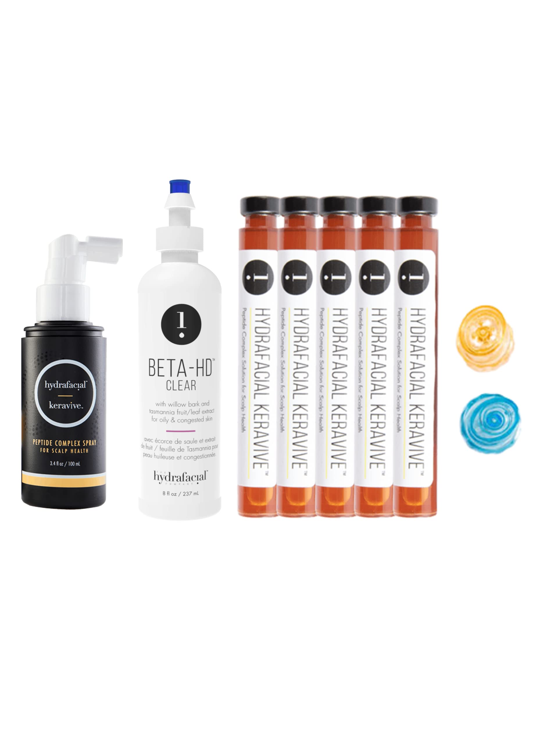 Hydrafacial Keravive Provider Training Kit For Scalp Treatment Keravive Booster Vials Keravive Scalp Spray & Keravive Tips, 1.0 Count