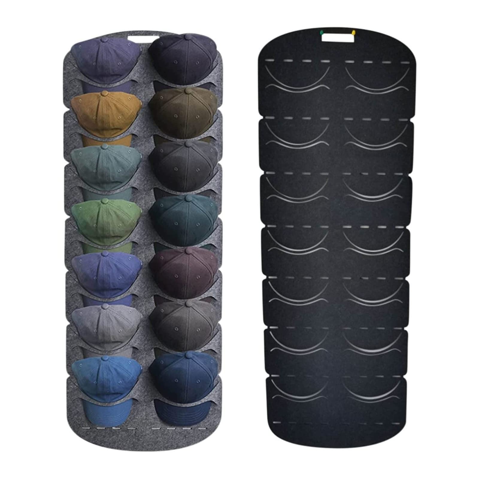 GOOFFY Door Coat Hanger Wholesale Baseball Cap Display Rack Wall Door Back Storage Hanging Bag Large Capacity Display Stand Storage Shelf Home Organizer Hanger