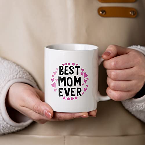GBHOME Sublimation Mugs Blank, 12 OZ White Ceramic Sublimation Cups, Bulk Mugs for Coffee, Milk, Latte, Hot Cocoa, Set of 6