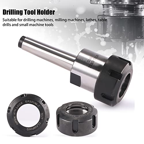 HOZLY MT2 ER32UM M10 Morse Cone Collet Chuck Tooling Holder
