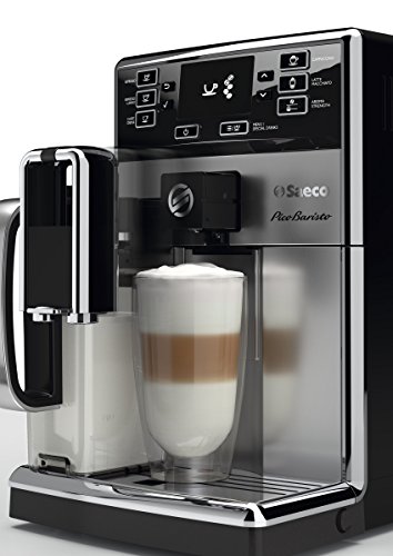 Saeco PicoBaristo Super Automatic Espresso Machine, 1.8 L, Stainless Steel, HD8927/47