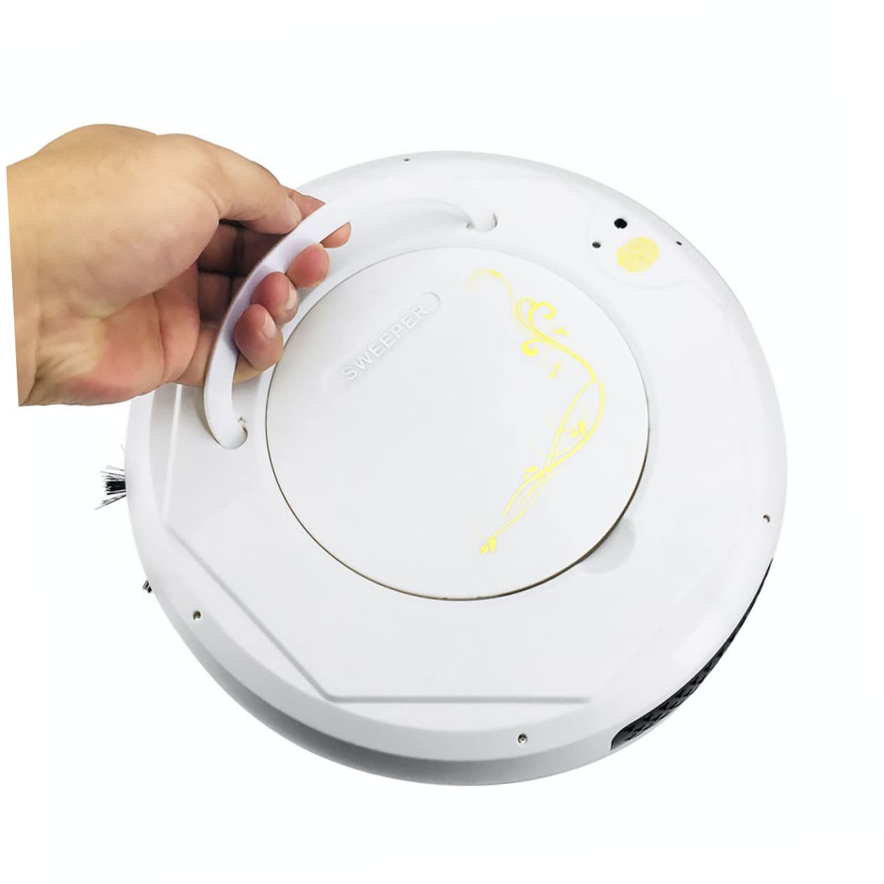 CRAFTHROU Sweeping Robot Home Robot Cleaner Vacuum mop Robot Carpet Robot Vacuum Robot Vacuum mop pet Hair mop Robotic Vacuum Cleaner Automatic Vacuum Cleaner vac mop White Plastic USB Floor