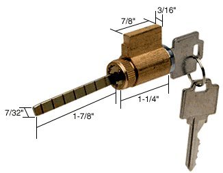 CRL Cylinder Lock with Compatible Keyway for Weiser Kwikset and Weslock - E2000