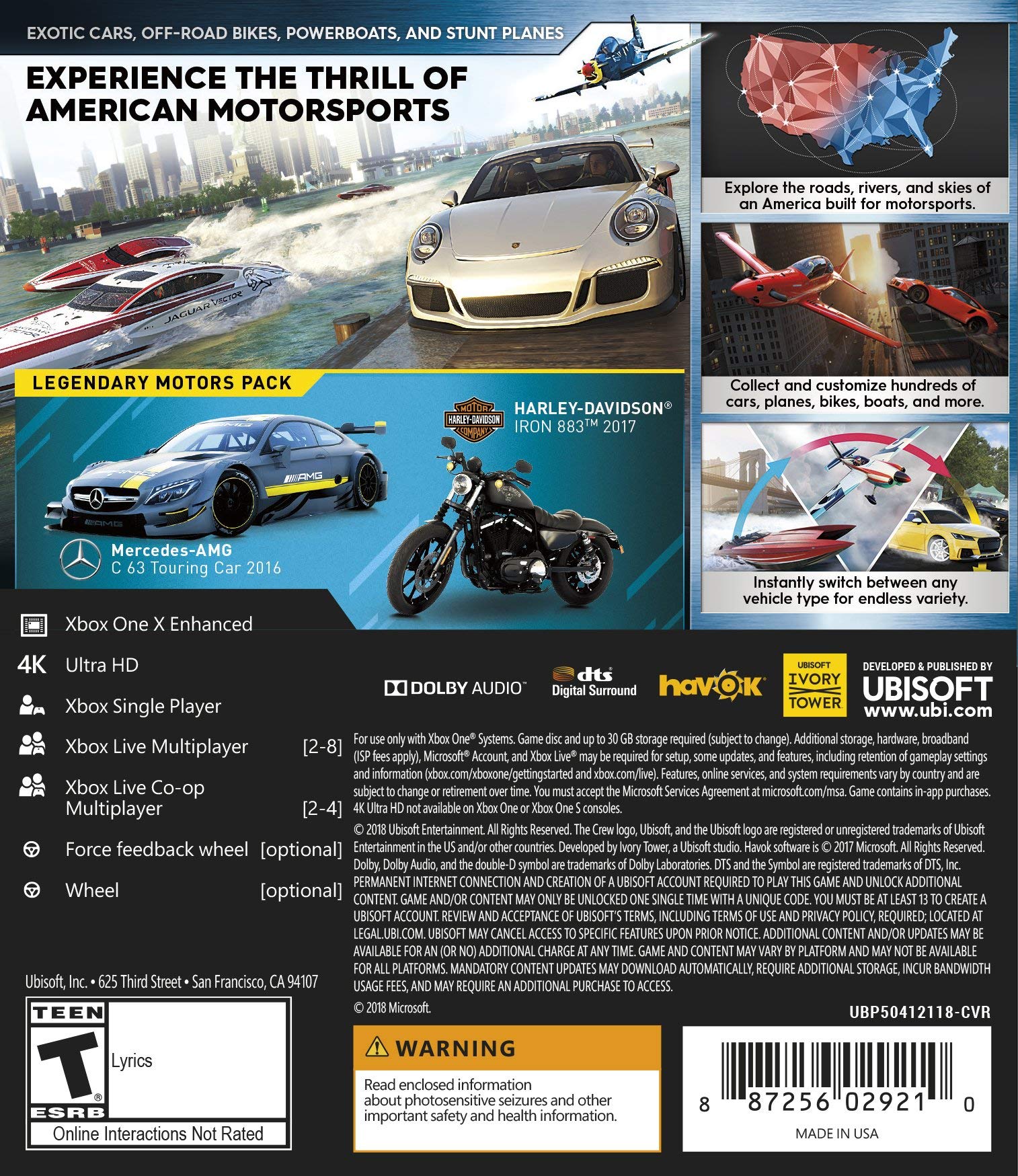 The Crew 2 - Xbox One (Renewed)
