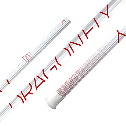 Epoch Dragonfly Pro Defensive/LSM Concave Lacrosse Shaft - Premier Lacrosse Equipment with Flex iQ8 and Epoch's Proprietary Technologies- Engineered for The Offensive-Minded Defender, Red